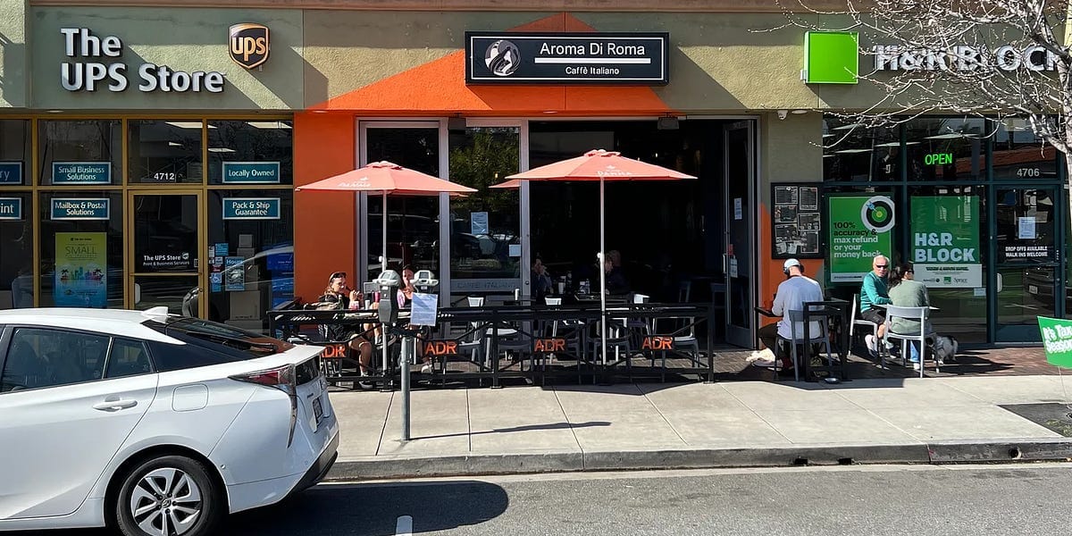 City Council approves outdoor dining parklets for Open Sesame, Aroma di ...